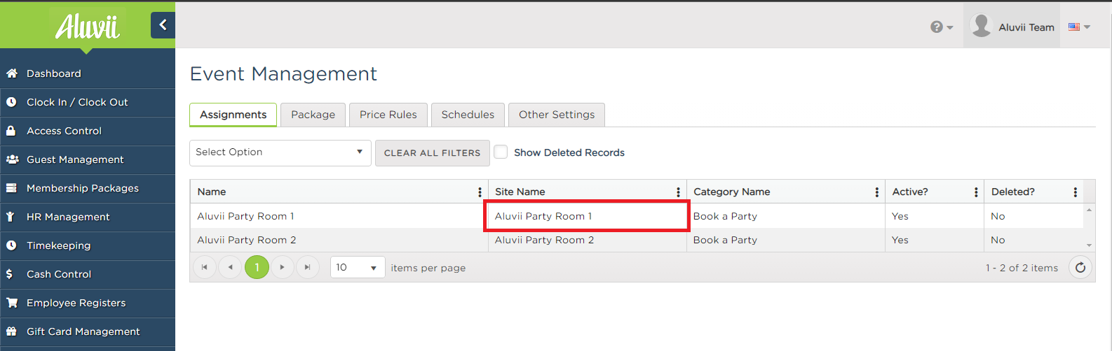 Managing Holds for Events – Aluvii