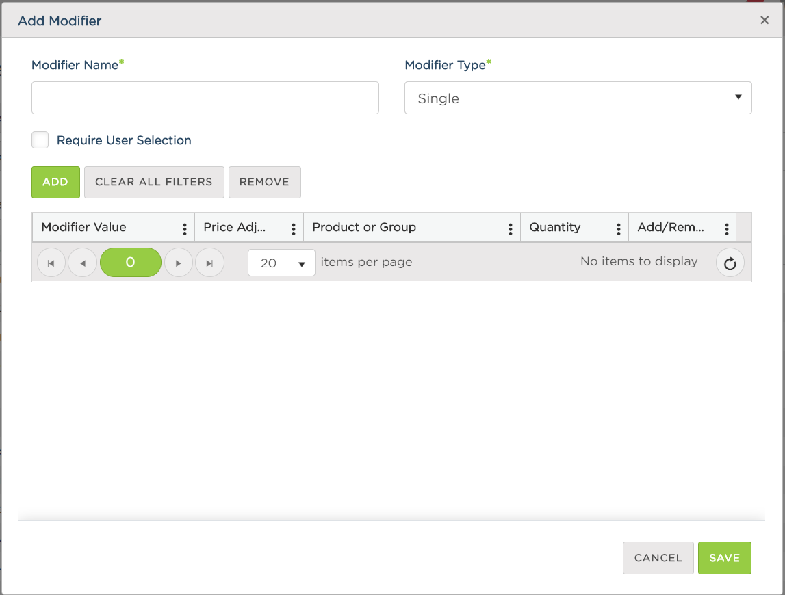 Creating/Editing Modifiers – Aluvii