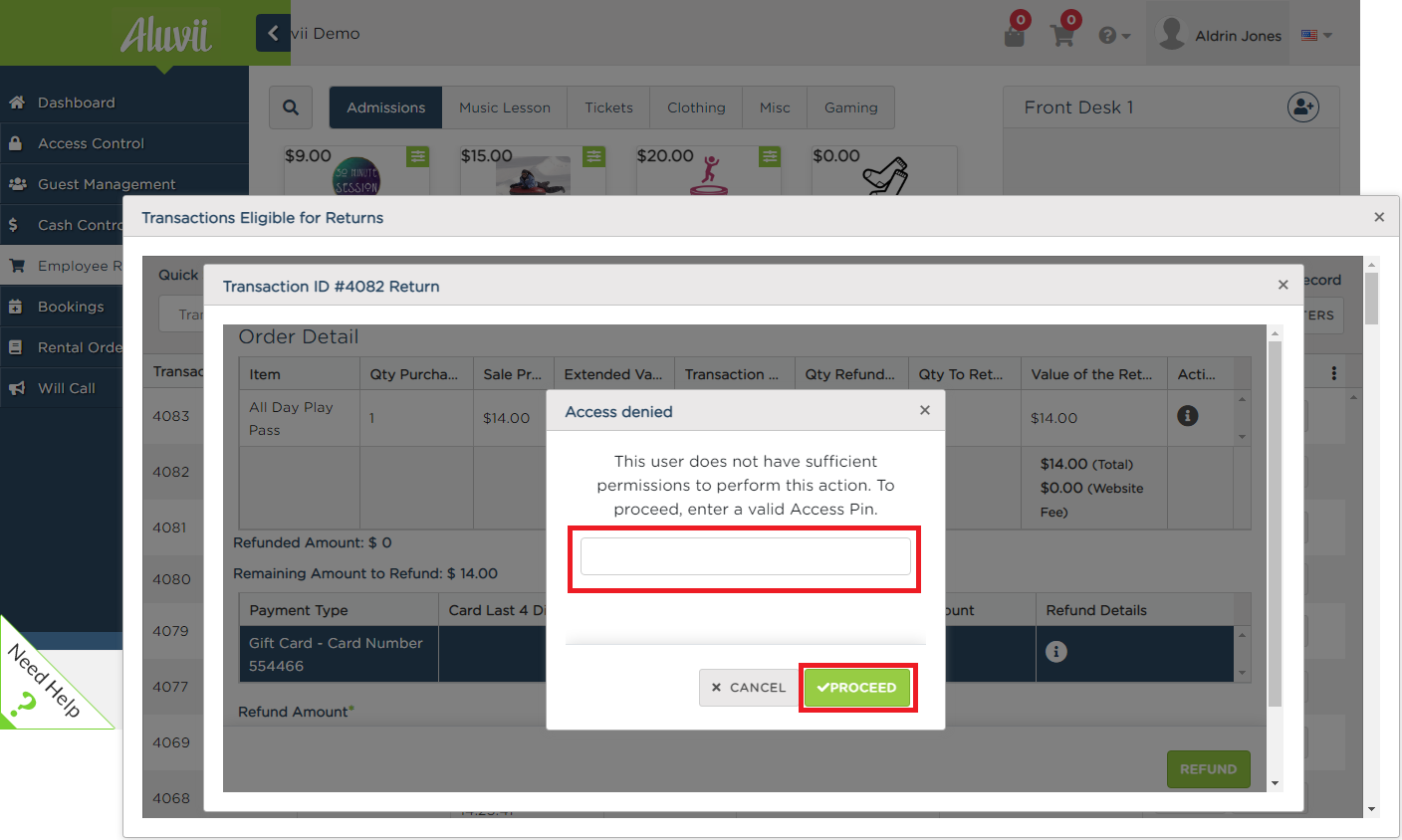 Supervisor Override – Aluvii
